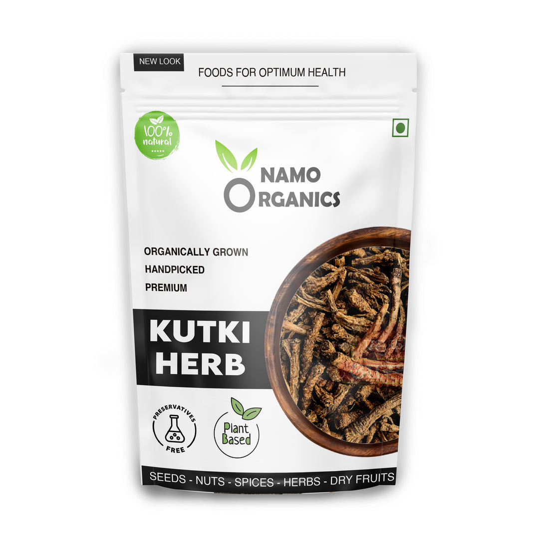 Namo Organics - Original Kutki Root - 100 Gm - Katuki - Picrorhiza Kur